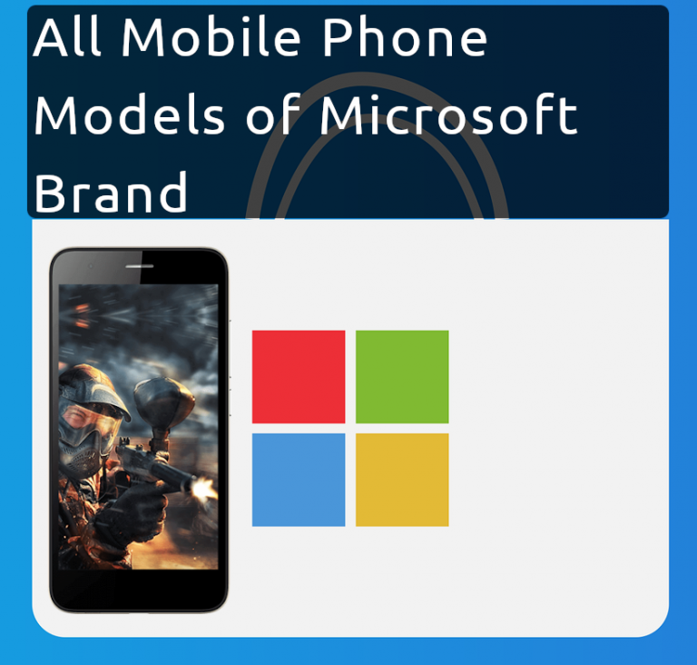 All Mobile Phone Models of Microsoft Brand