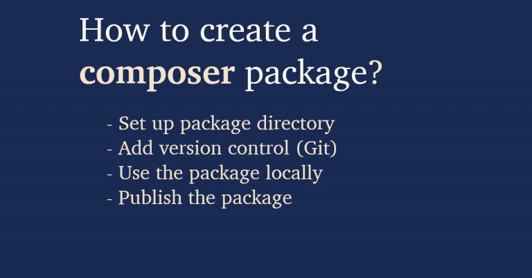 How to create a composer package? - Gihan Dilanka